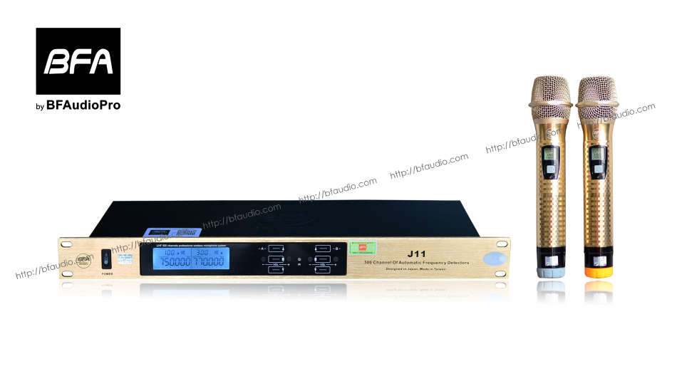 BFAUDIO :: MICROPHONES :: WIRELESS MICROPHONE :: BFaudio J11 KIMCUONG (GOLD)