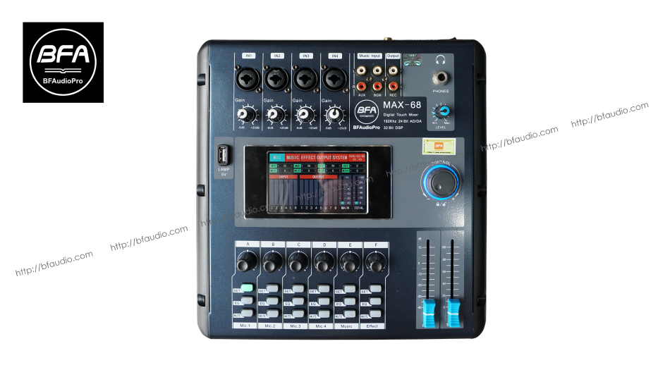 BFAUDIO :: STAGE :: MIXER :: BFAUDIO PRO MAX-68